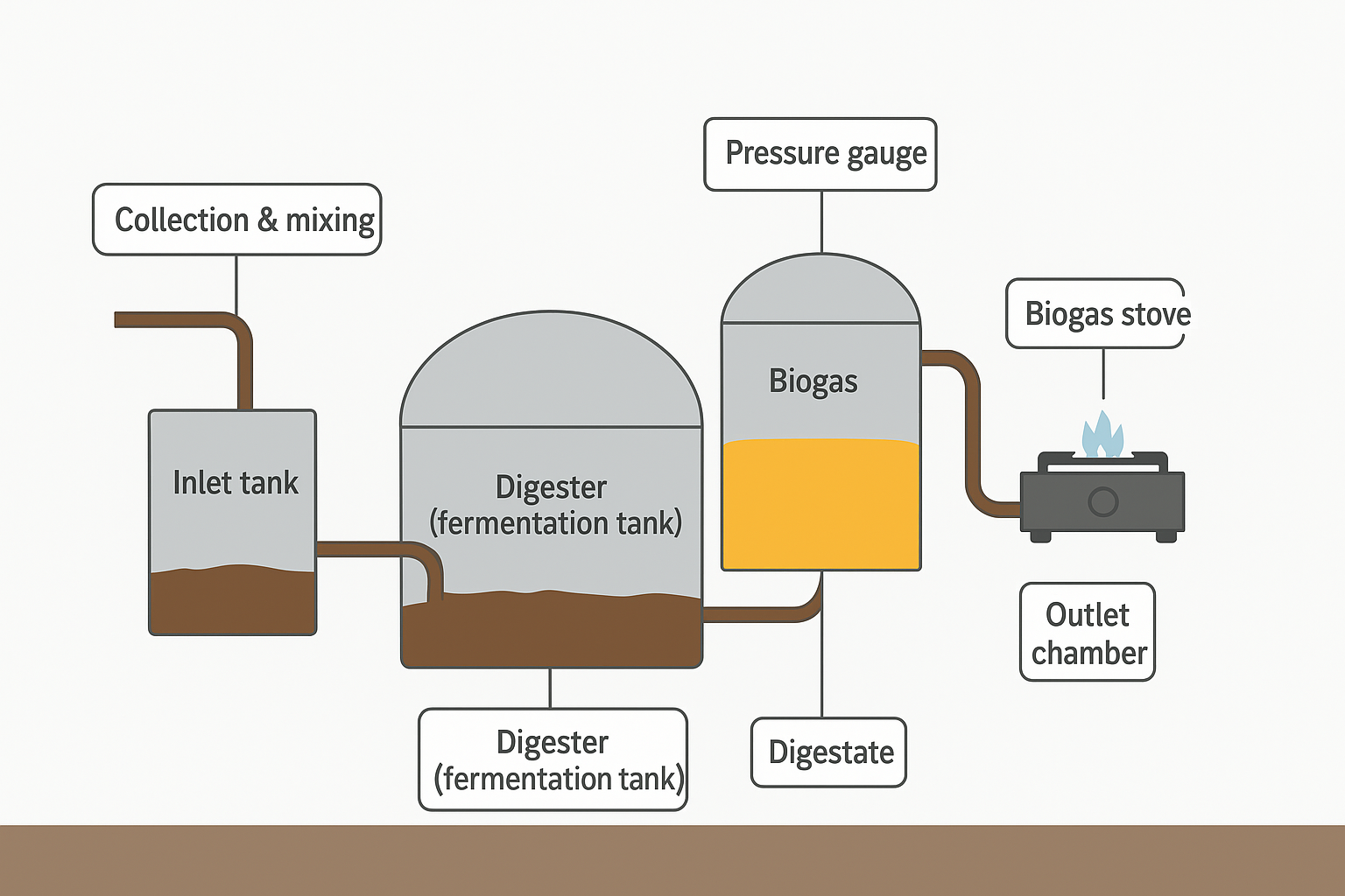 Biogas - Clean Cooking Unit